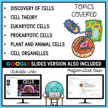 Cells PowerPoint with Student Notes and Assessment - Science is Real ...