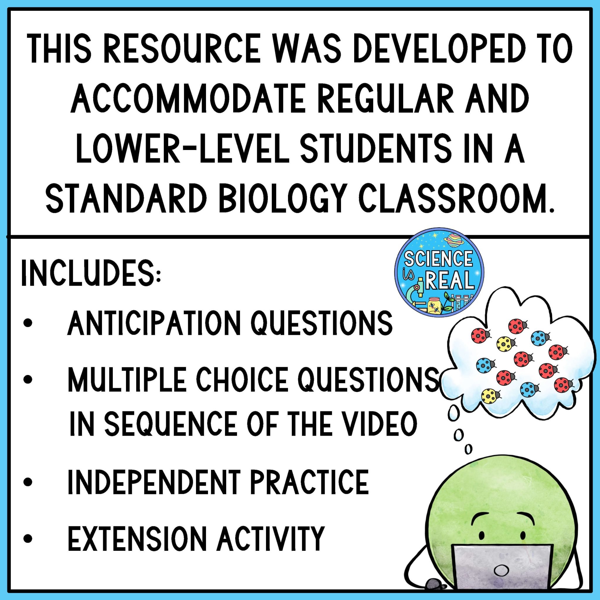 Speciation Amoeba Sisters Video Handout - Science is Real Education