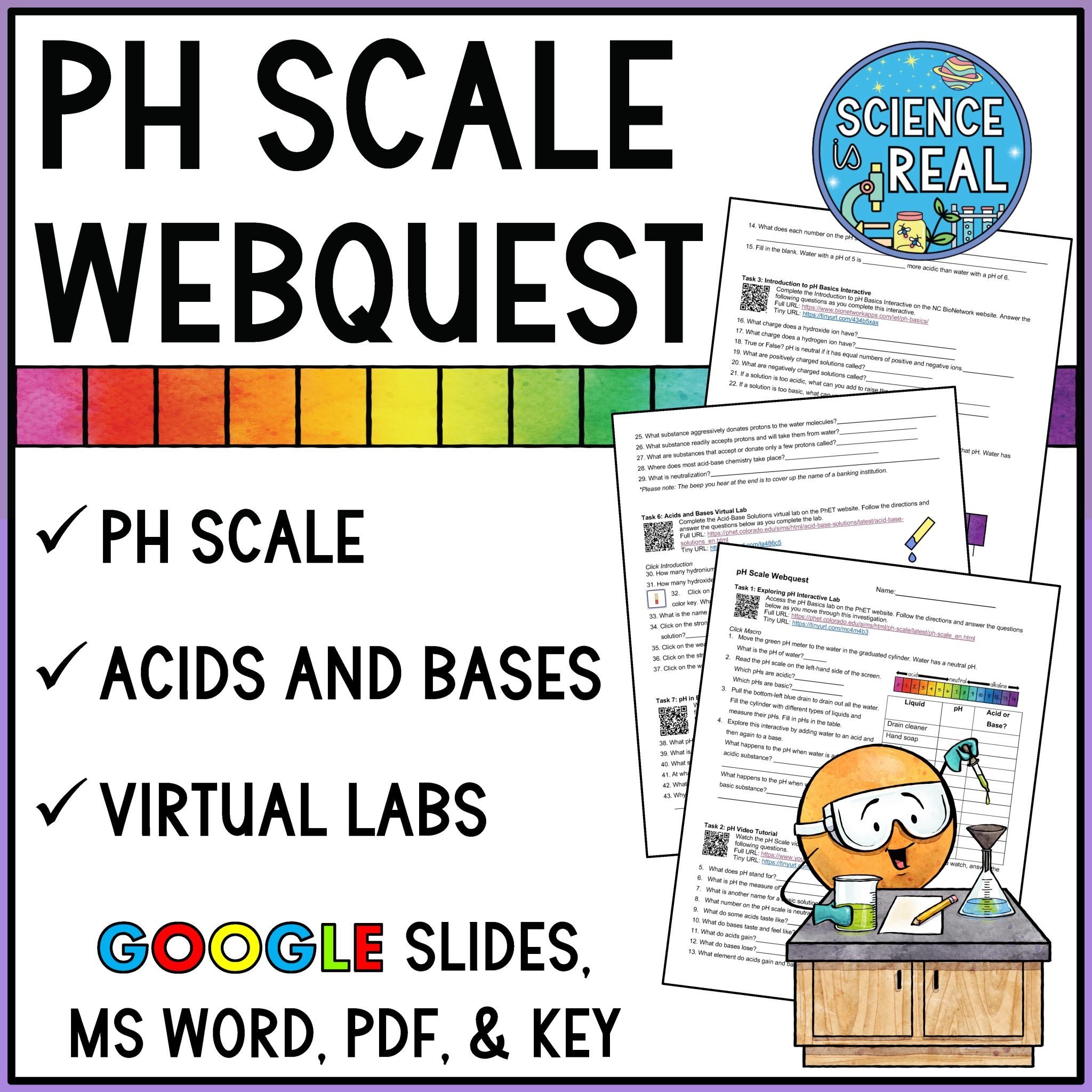 pH Scale Webquest - Science is Real Education