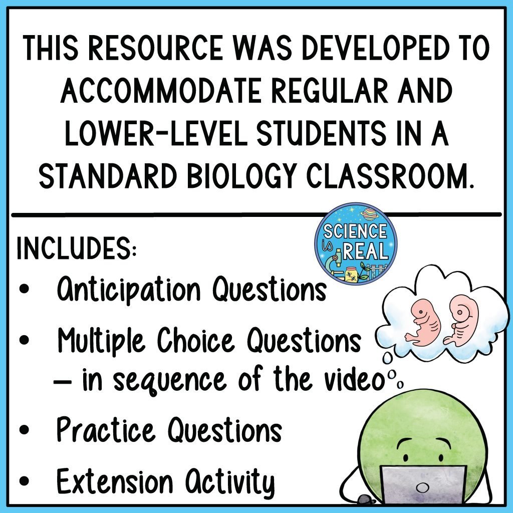 Evolution Amoeba Sisters Video Handout - Science is Real Education