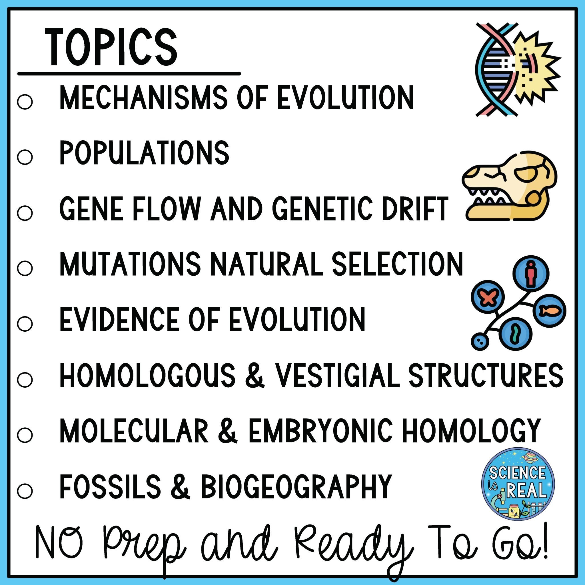 Evolution Amoeba Sisters Video Handout - Science is Real Education