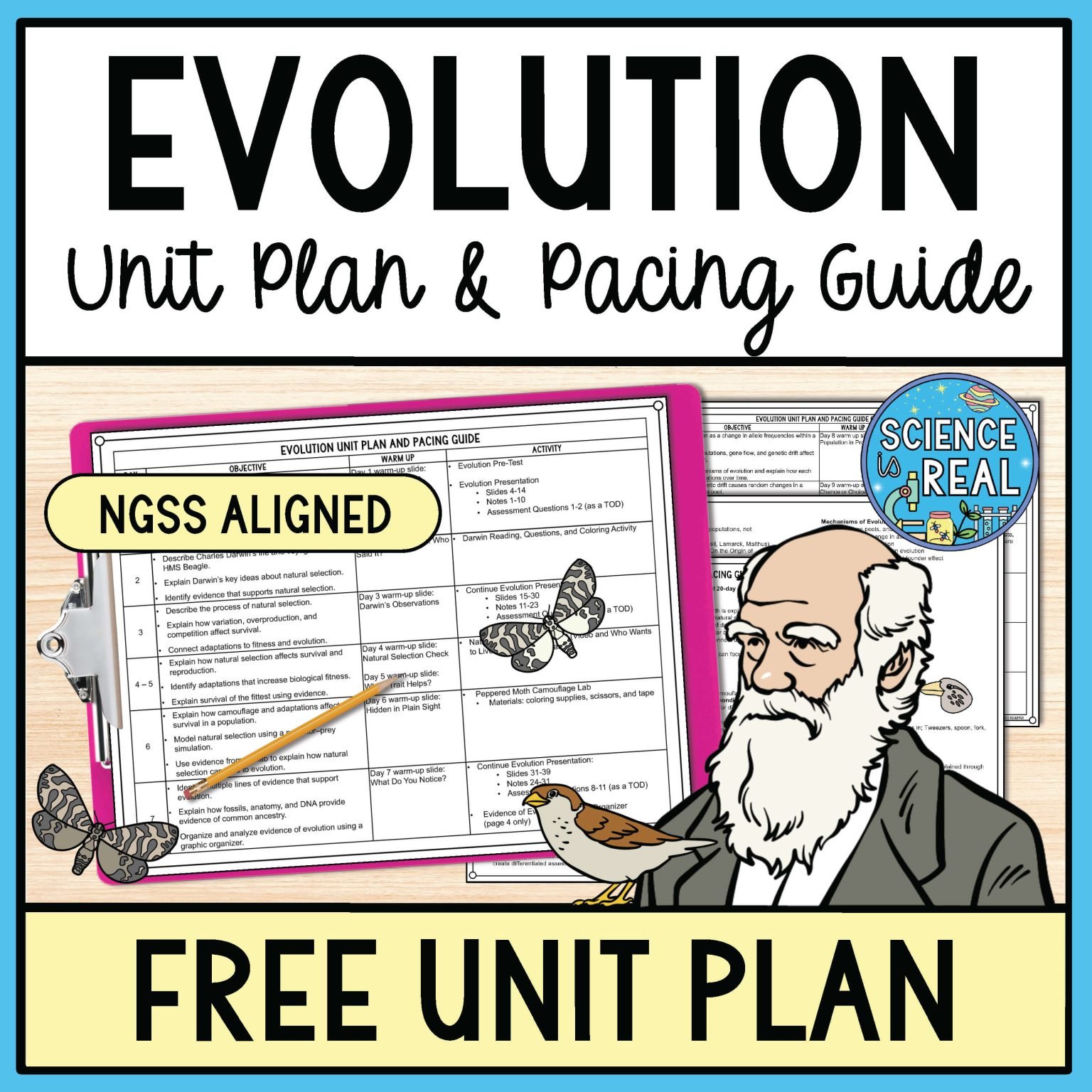 Evolution Unit Plan and Pacing Guide - Science is Real Education